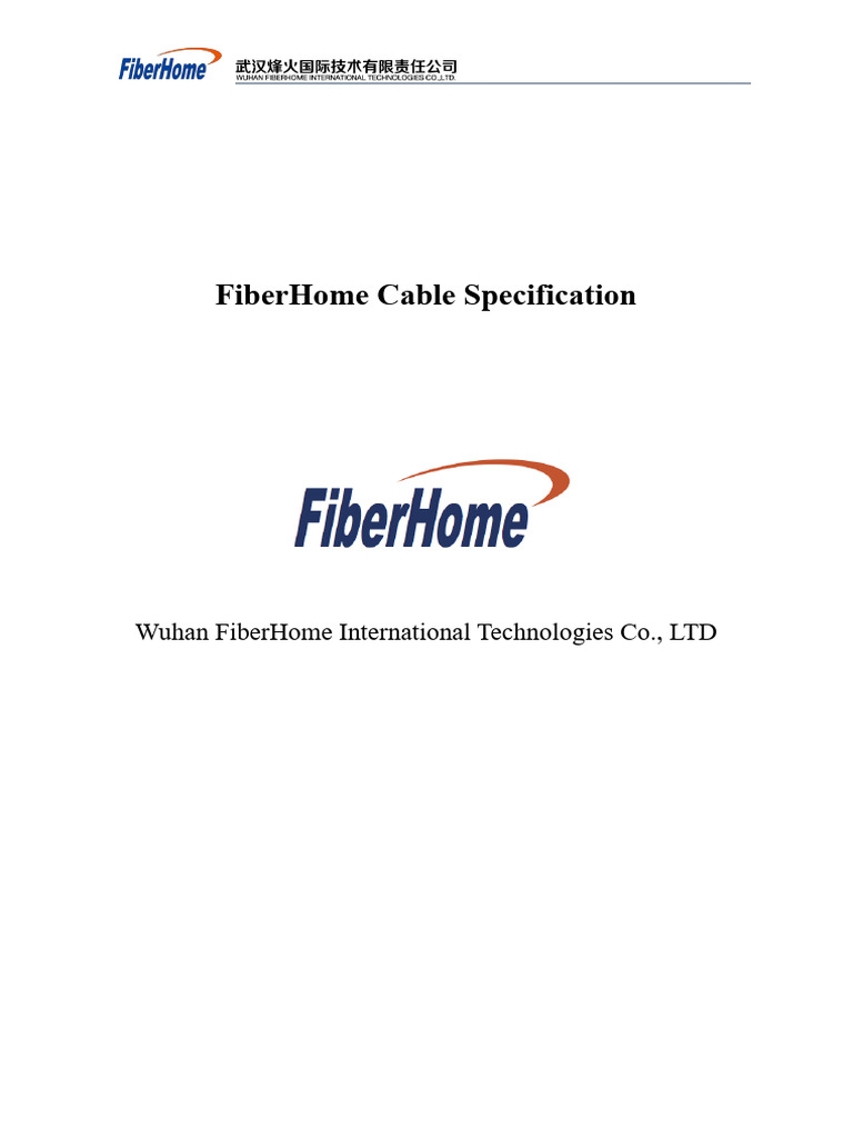 Característias Del Rytsa KP Cable | PDF | Fibra óptica | Color