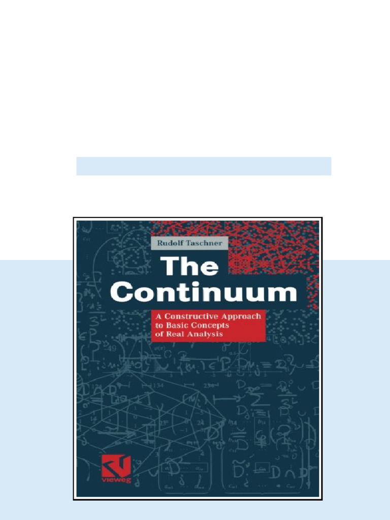 (Ebook) The Continuum. A constructive approach to basic concepts of ...