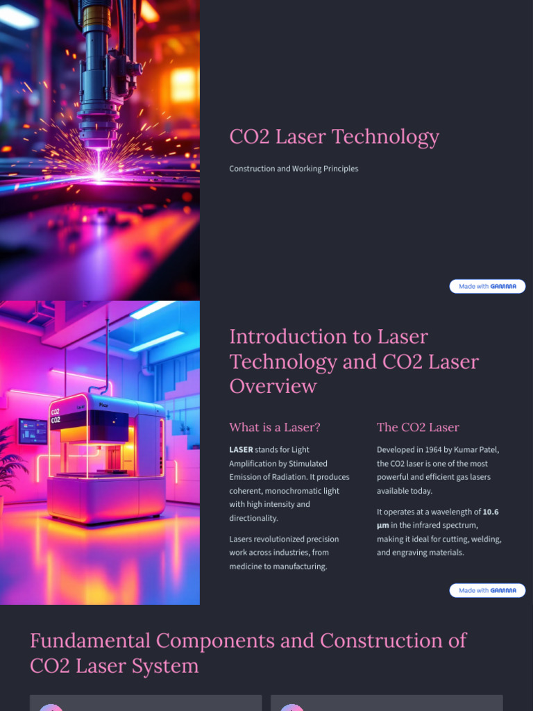 CO2 Laser Technology: Principles & Applications | PDF | Laser | Energy ...