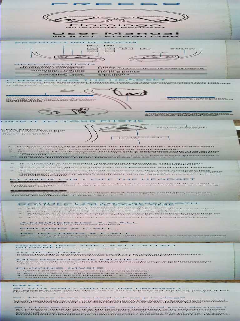 Manual Auriculares Bluetooth | PDF