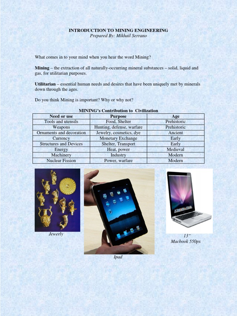 Introduction To Mining Engineering | PDF