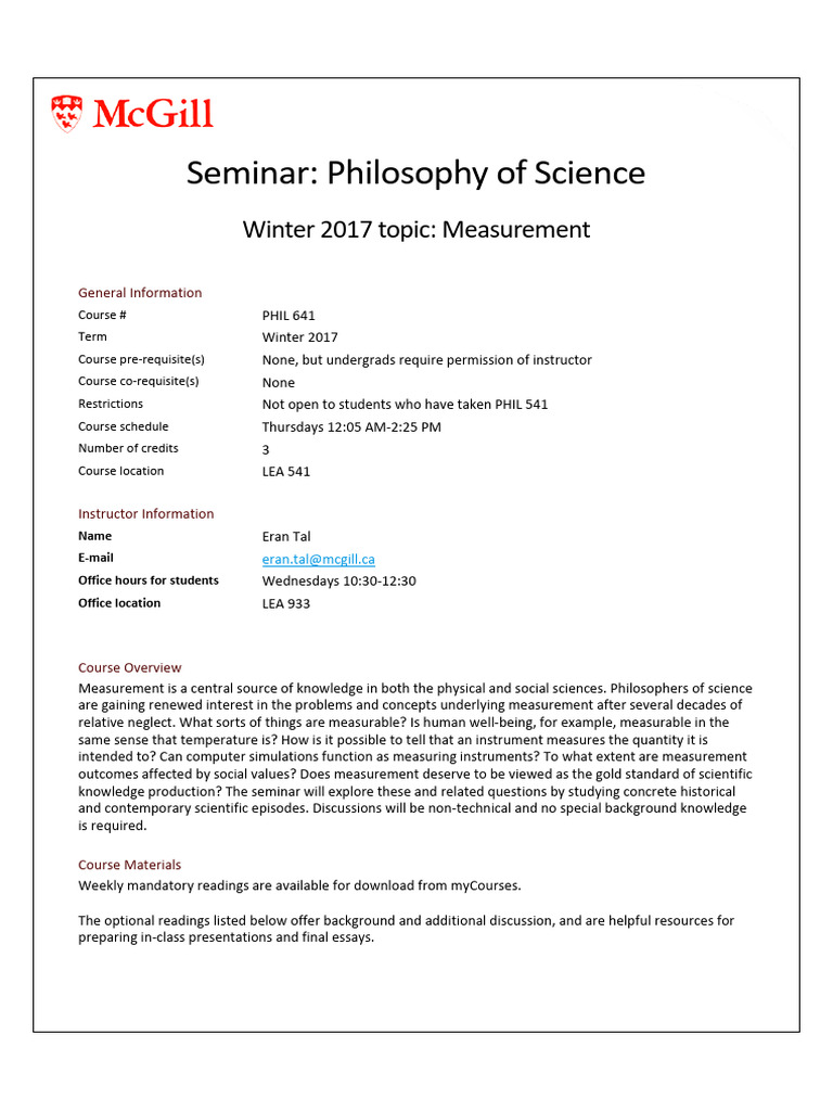 History Measurement Syll | PDF | Science | Measurement