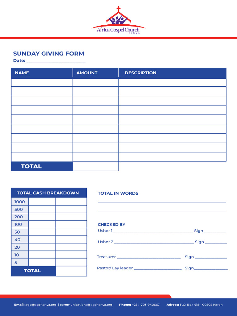 Giving Form | PDF
