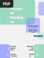 Infecção Puerperal: Diagnóstico e Tratamento | PDF | Período pós-parto ...