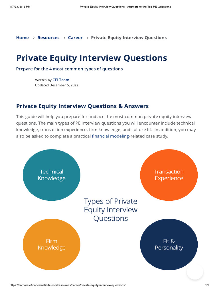PE Questions 2 | PDF | Mergers And Acquisitions | Discounted Cash Flow