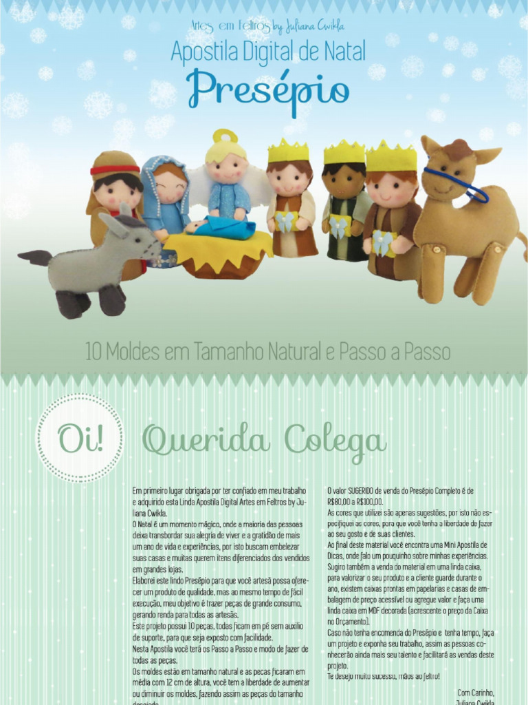 PresÃ©pio - Juliana Cwikla | PDF