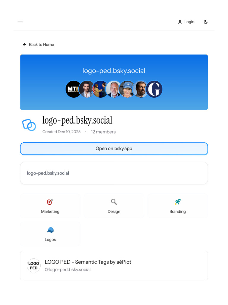 Logo Ped.bsky.Social on Bluesky 12 | PDF | Computer Mediated ...