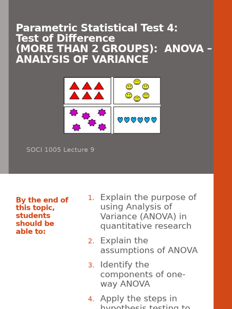 Understanding ANOVA in Research | PDF | Analysis Of Variance | Experiment