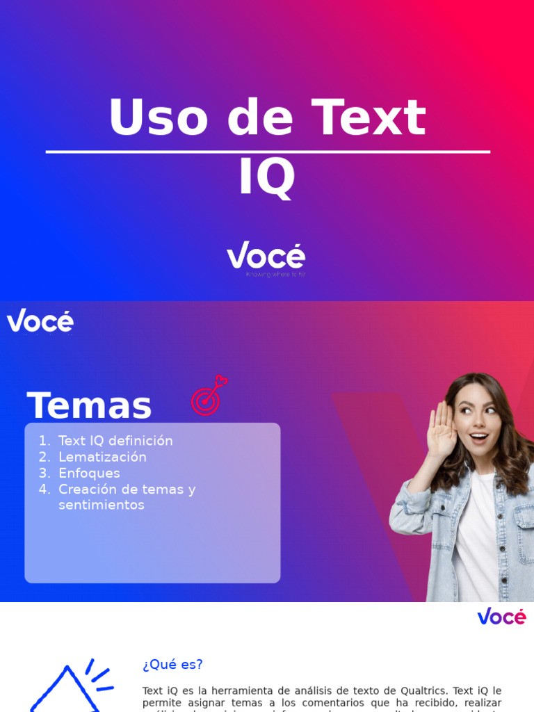 Herramienta Text IQ | PDF | Informática | Tecnologías de la información