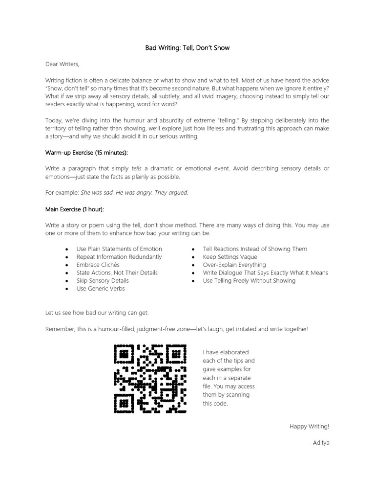 Bad Writing 1 | PDF