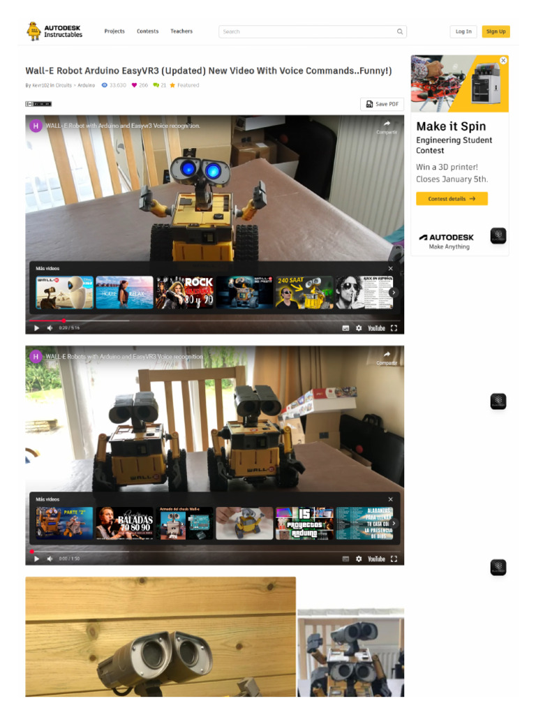 Screencapture Instructables Wall E Robot Arduino EasyVR3 2025 12-03-07 ...