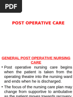 Post Operative Observations Guidelines | PDF | Pain Management | Surgery