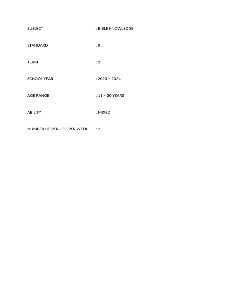 Std8 Term2 Scheme Cover BK | PDF