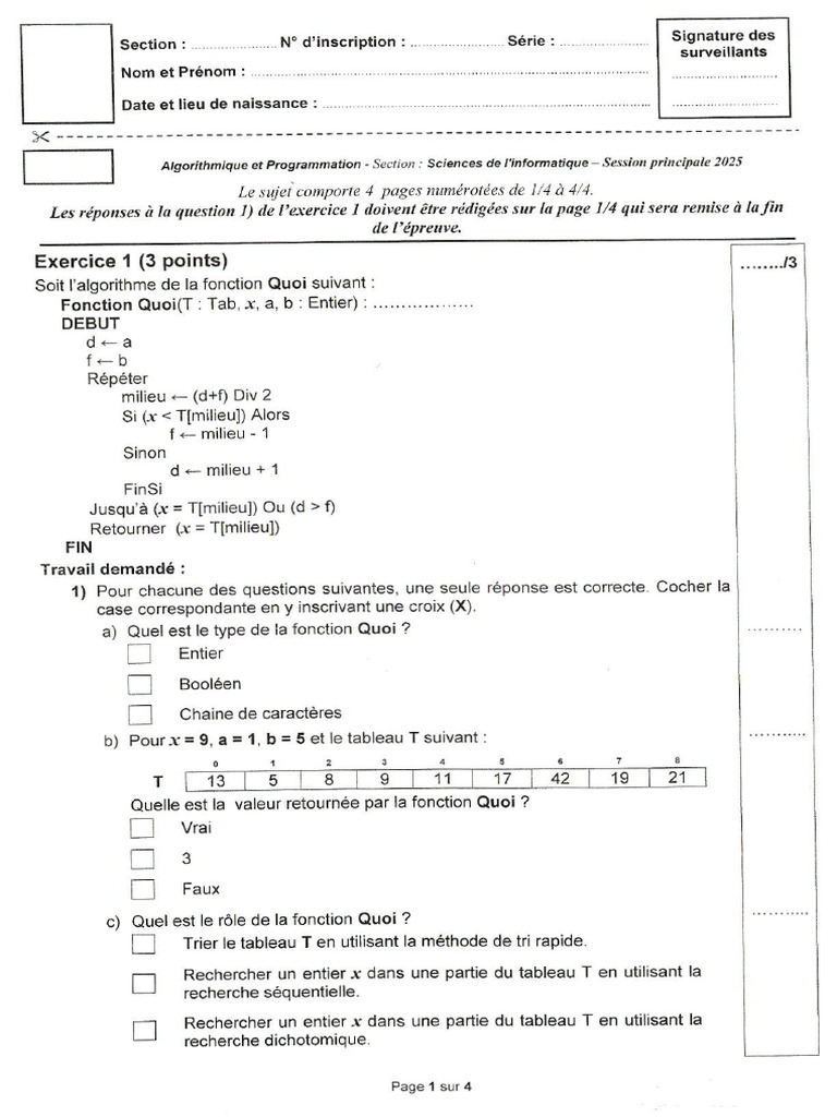 Algorithm e Principal 2025 | PDF