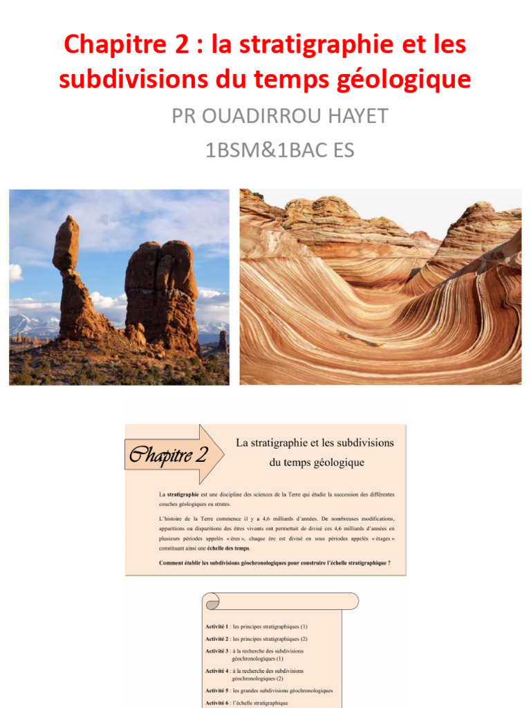 Stratigraphie et Temps Géologique | PDF