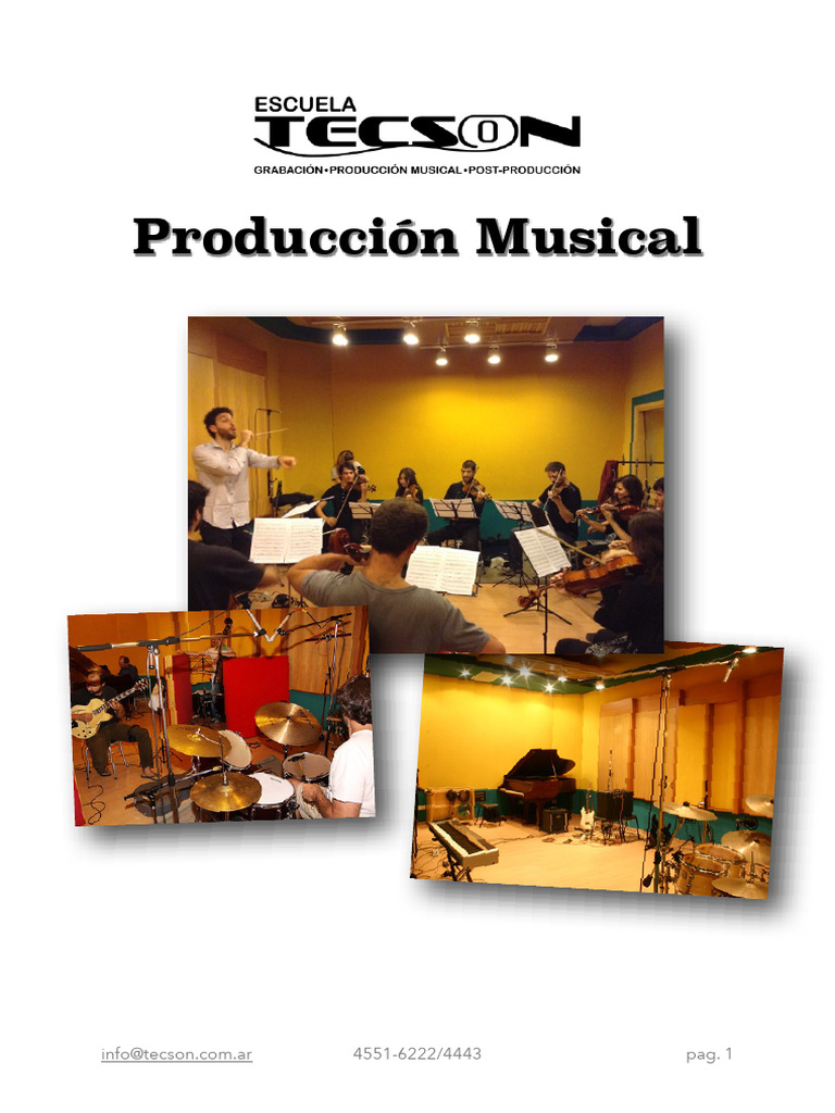2 - Carrera de Produccion Musical (Largo) | PDF | Sonido | Acústica