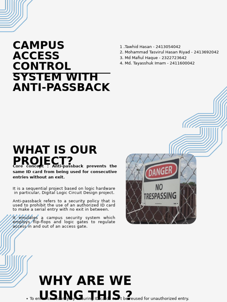 DLD Anti Passback | PDF