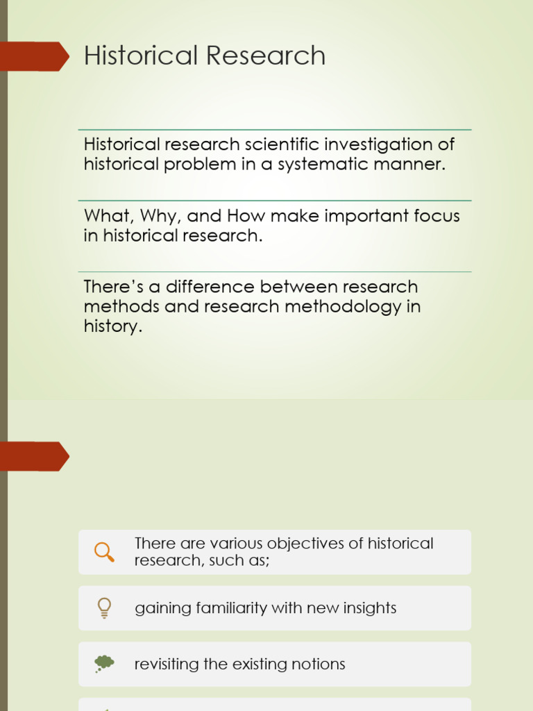 Guide to Conducting Historical Research | PDF