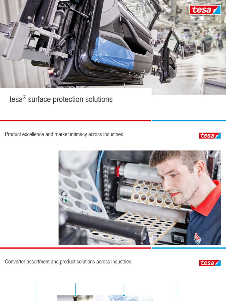 tesa® Surface Protection Solutions Guide | PDF | Paint | Poly(Methyl ...