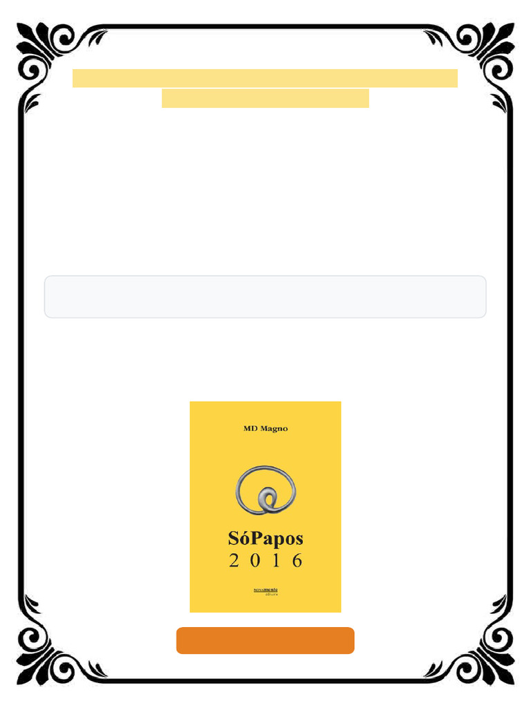 SóPapos 2016 Md Magno ebook newest digital file | PDF | Jacques Lacan ...