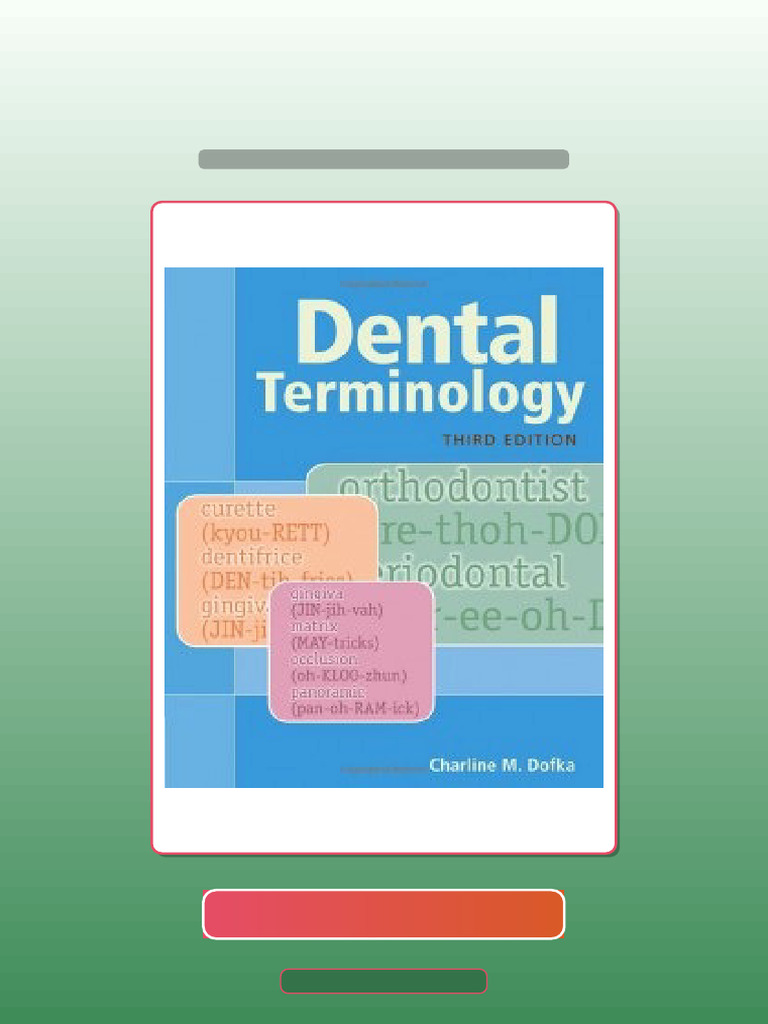 Test Bank of Dental Terminology 3rd Edition | PDF | Multiple Choice