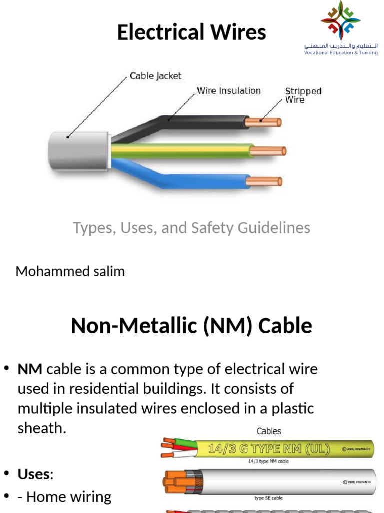 Electrical Wires Updated Presentation-1 | PDF