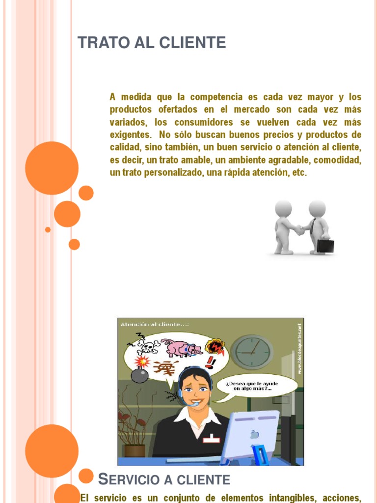 Trato Al Cliente | PDF | Cliente | Servicio al Cliente