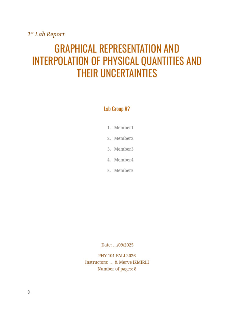 Kopyası - 2025-26 Fall Phy101 Lab1 Report Template - Graphical Representation and Interpolation ...