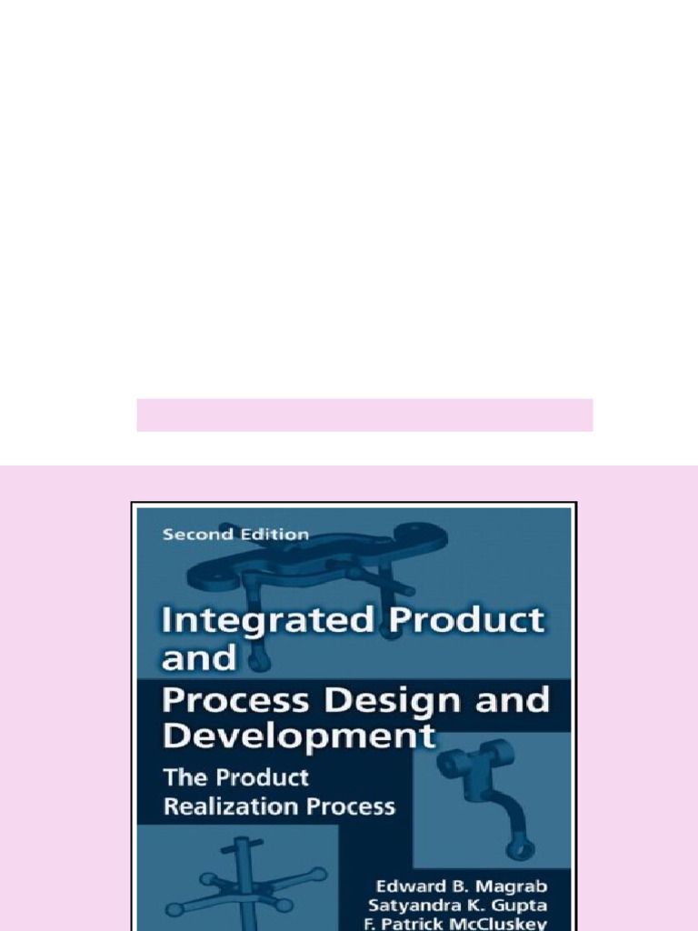 (Ebook) Integrated Product and Process Design and Development: The Product Realization Process ...