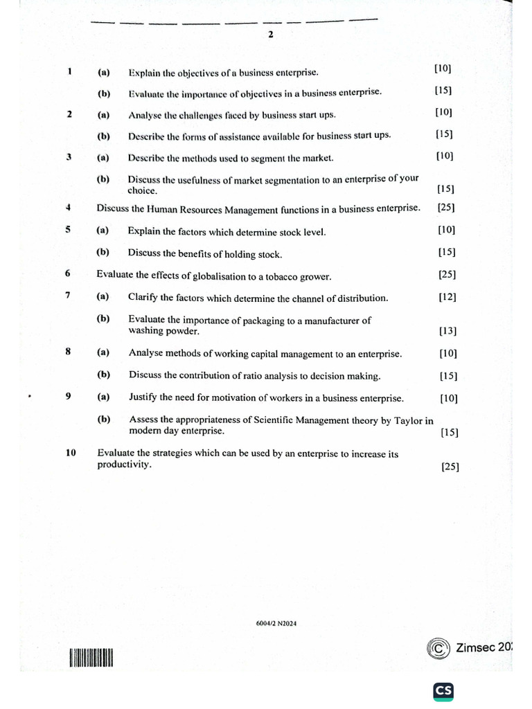 BES 2024 As p2 | PDF
