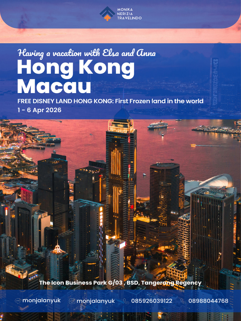 Paket Liburan Disneyland Hong Kong | PDF
