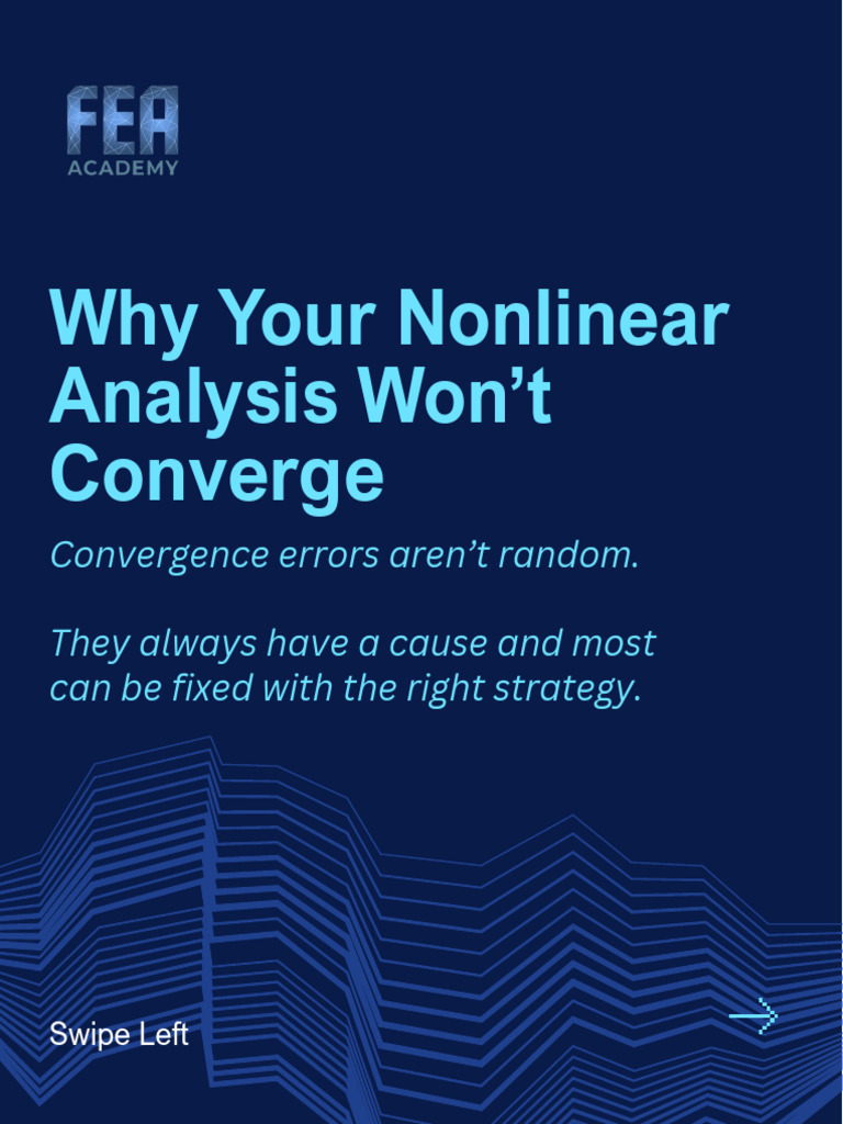 Fixing Non-Convergence in FEA Analysis | PDF