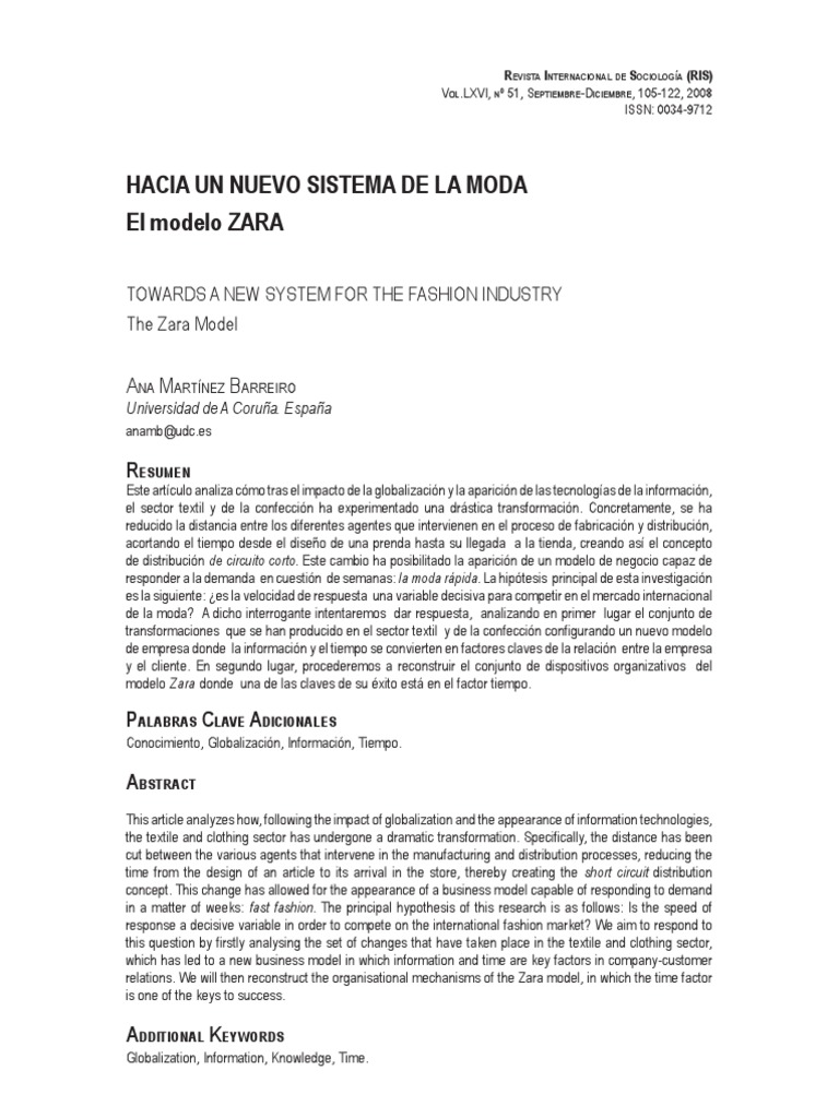 Moda Rápida Zara | PDF