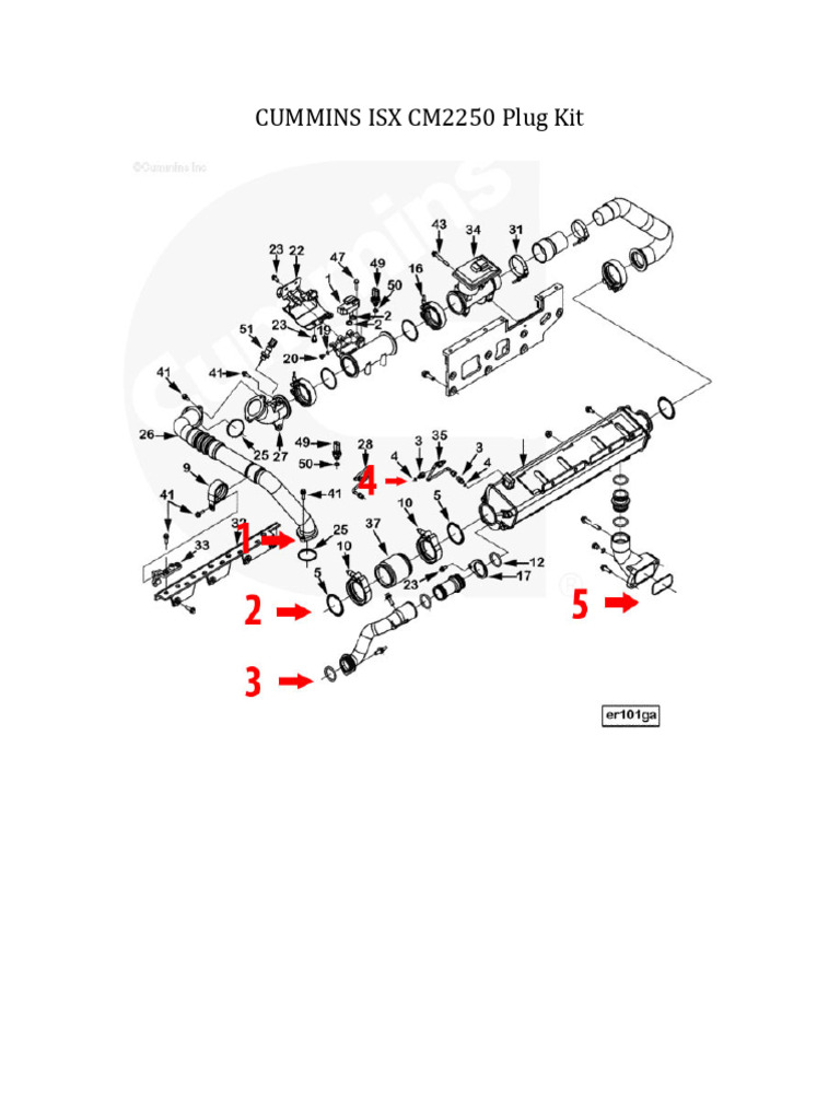 Cummins ISX CM2250 Plug Kit Guide | PDF