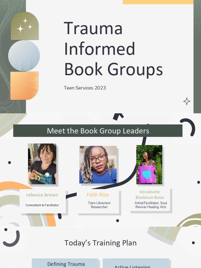 Trauma Informed Books Group Training 2023 | PDF | Psychological Trauma ...