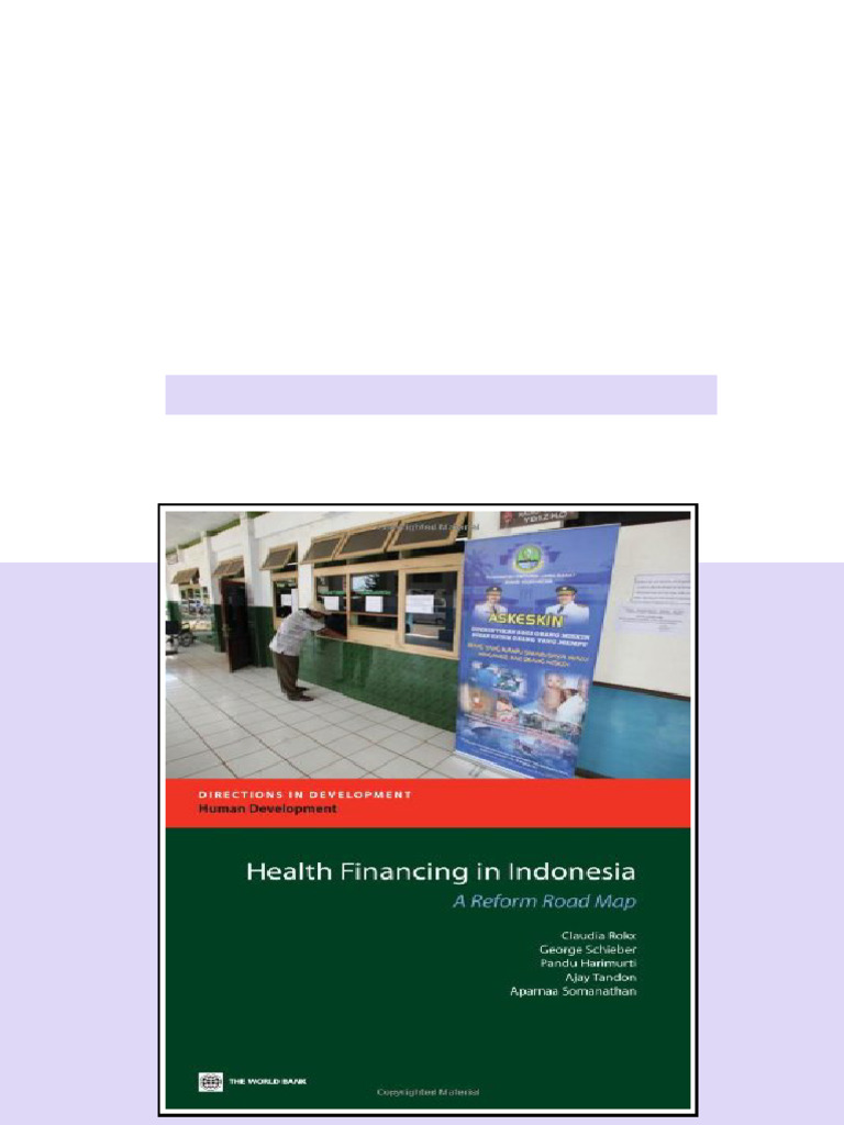 (Ebook) Health Financing in Indonesia: A Roadmap for Reform by Claudia ...