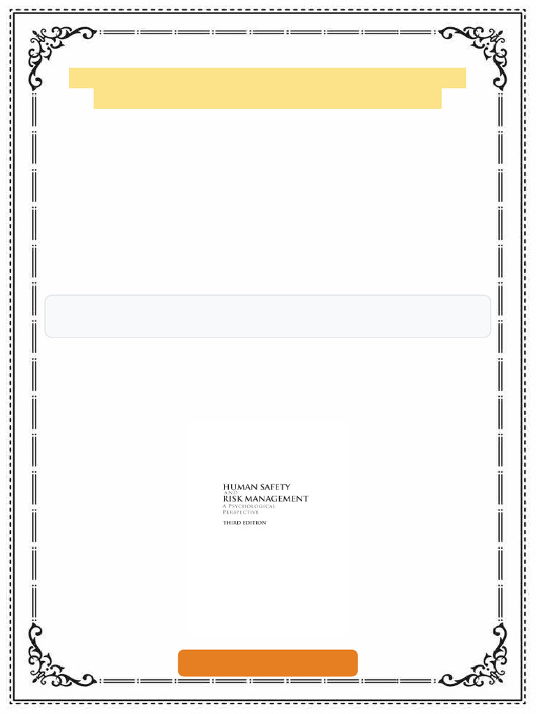 Human safety and risk management Clarke eBook digital print edition ...