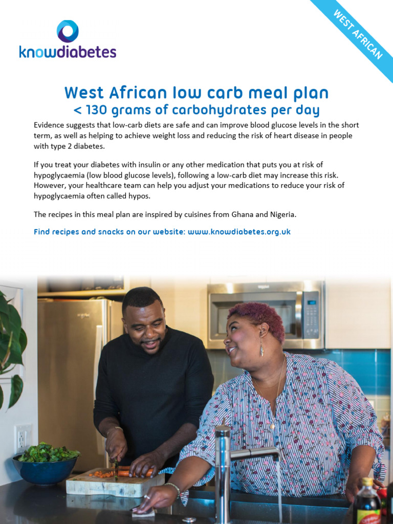 West African Low Carb Meal Plan | PDF