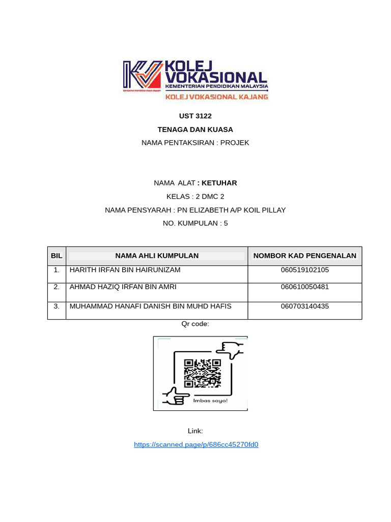 Template Ust | PDF