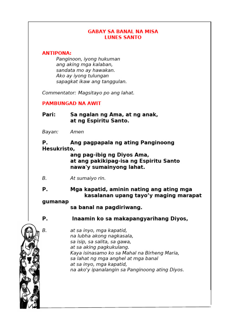 3- Holy Monday 0403 | PDF