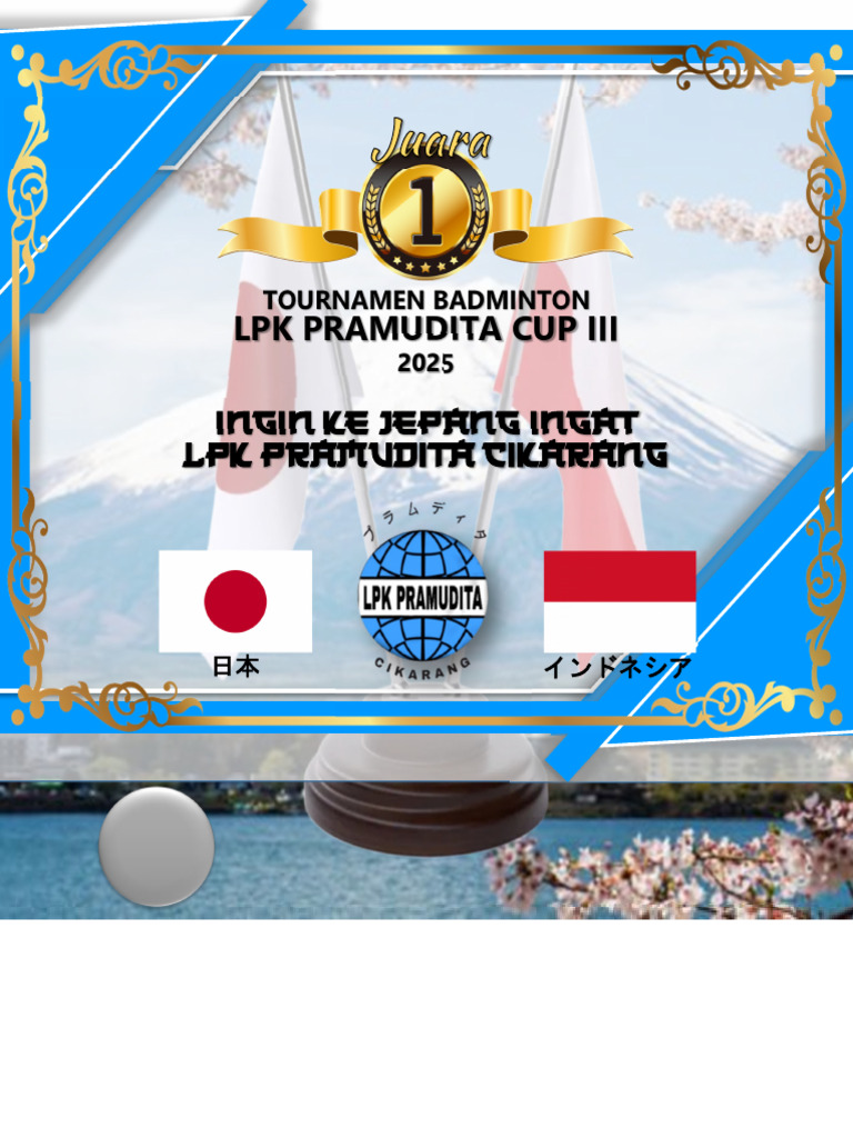 Piala Cup III Juara 1 | PDF