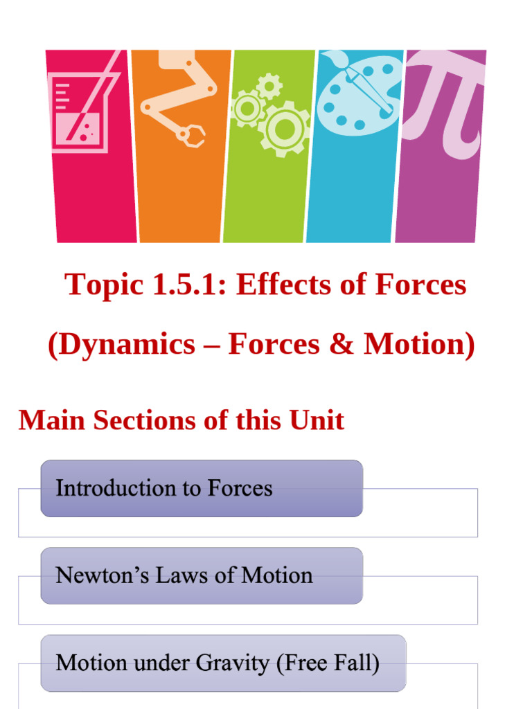 1.5.1 Effects of Forces (Newton Laws of Motion) | PDF | Force | Momentum