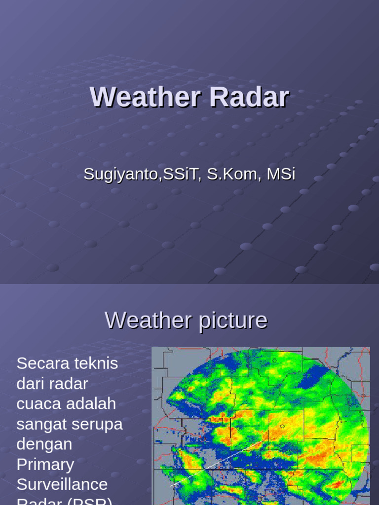 11. Weather Radar | PDF