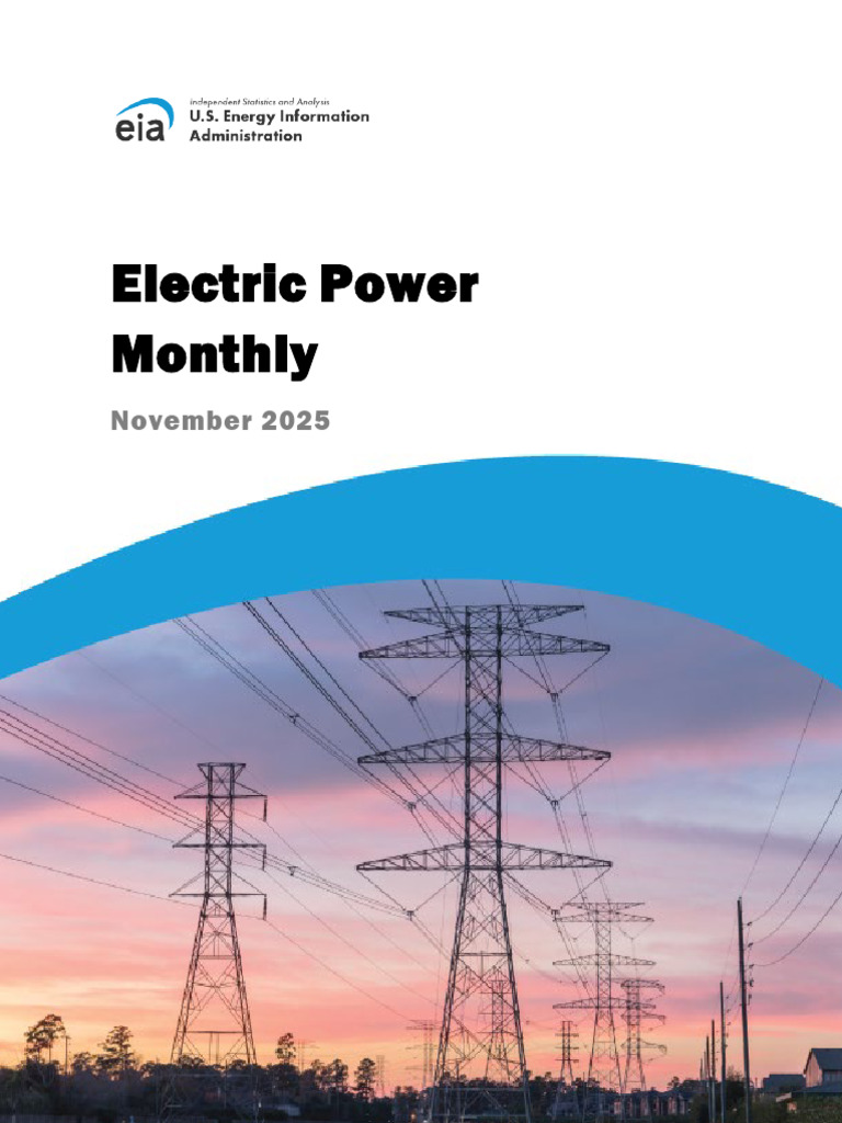 November 2025 Electric Power Report | PDF | Electricity Generation ...
