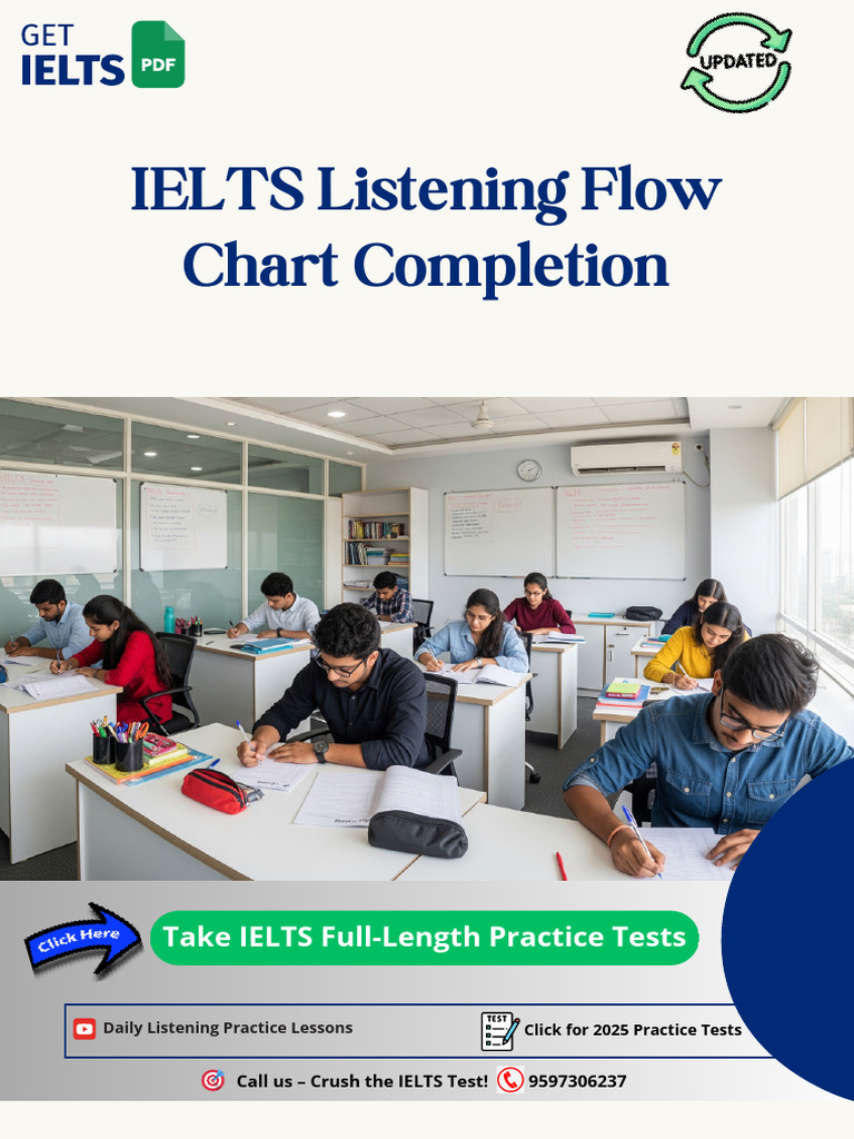 IELTS Listening Flow Chart Practice Guide | PDF | International English ...