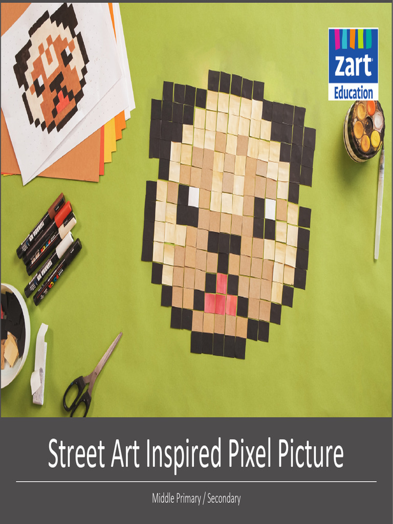(MAU 02 MAT) Lesson Plan - Street Art Inspired Pixel Picture | PDF ...