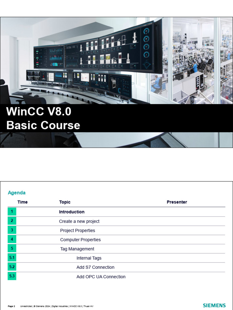 WinCC V8.0 Basic Course Overview | PDF | Microsoft Windows | Internet ...