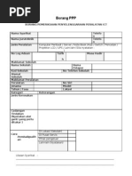 Borang Penyelenggaraan Komputer | PDF