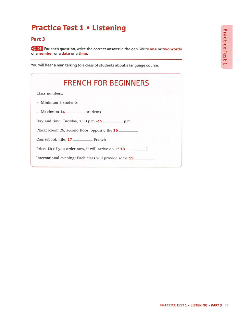 Preparation and Practice For Cambridge English b1 Preliminar | PDF