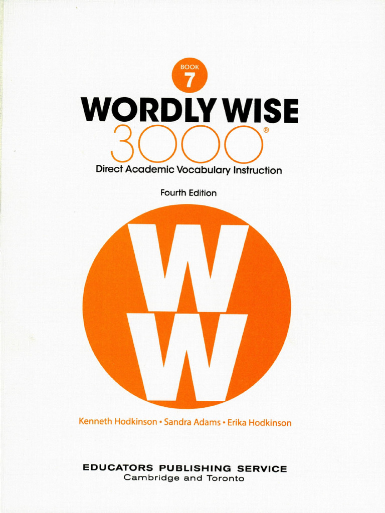 Wordly Wise, Grade 7 | PDF